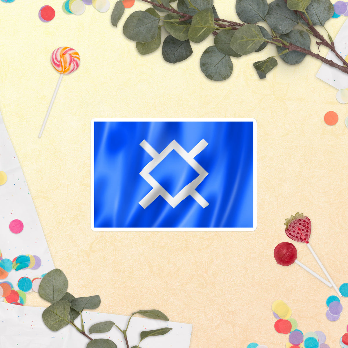 Cheyenne Flag Bumper Sticker Abenaki To Zuni