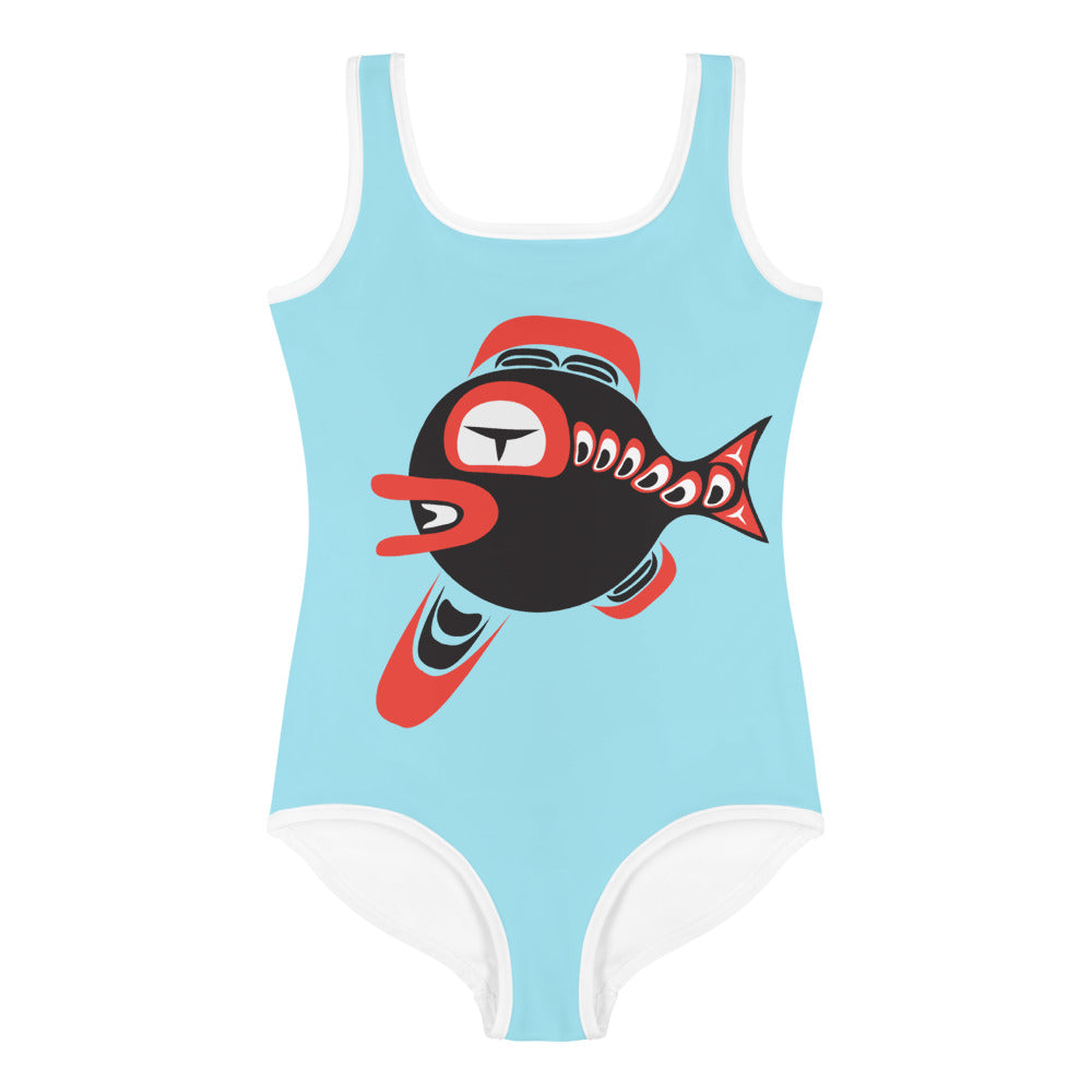 Fat Fish - Pacific Northwest - Kids Swimsuit – Abenaki to Zuni